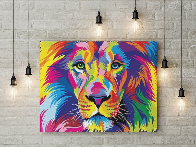 Paint By Numbers For Adults UK Lion